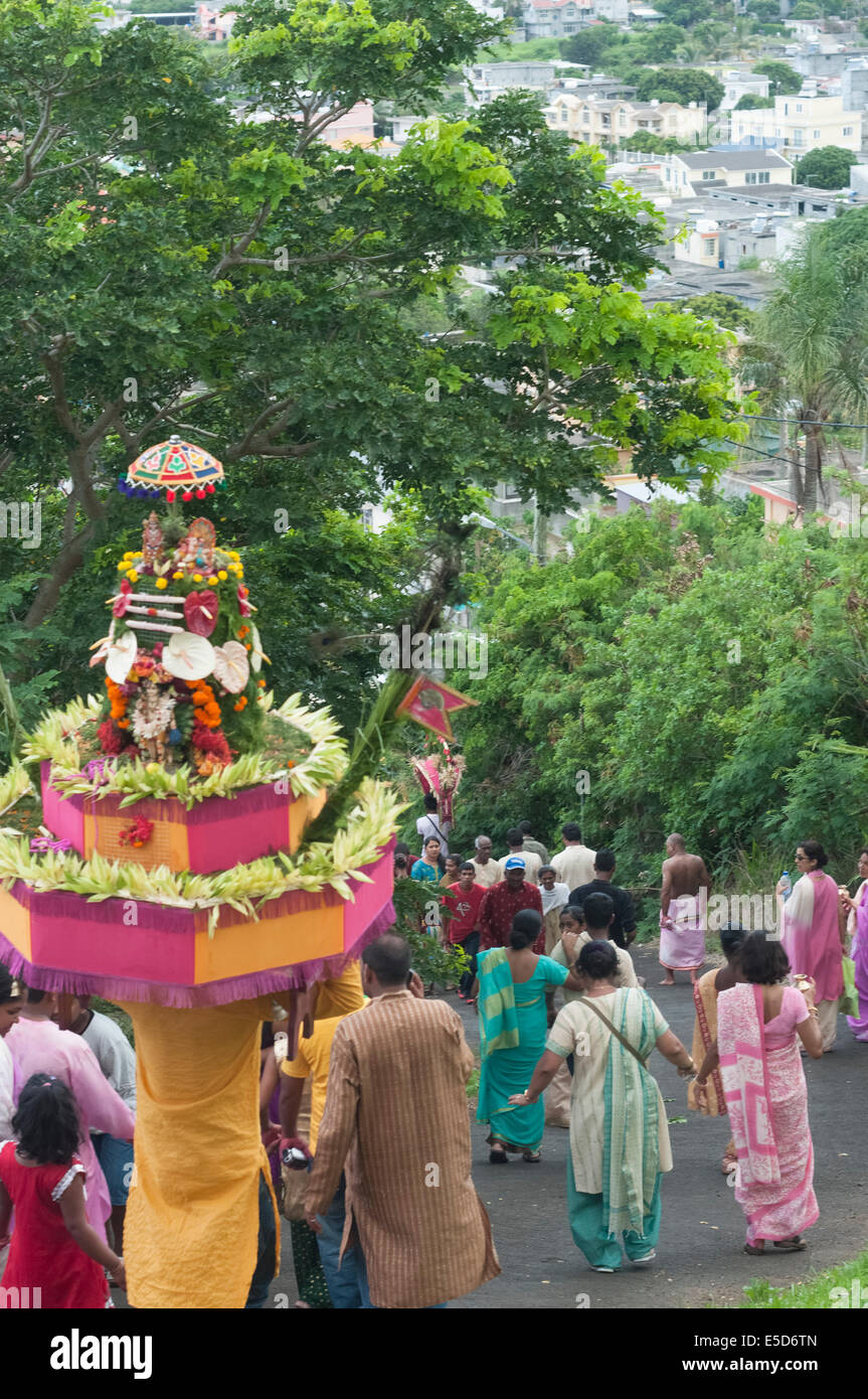 Cavadee festival, Mauritius Island Stock Photo - Alamy
