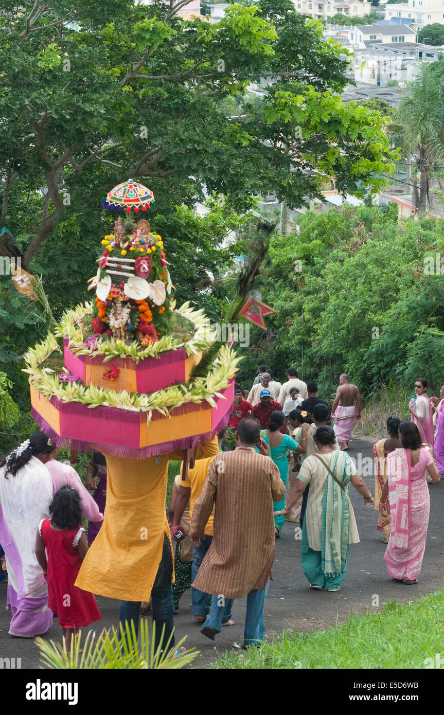 Cavadee festival, Mauritius Island Stock Photo - Alamy