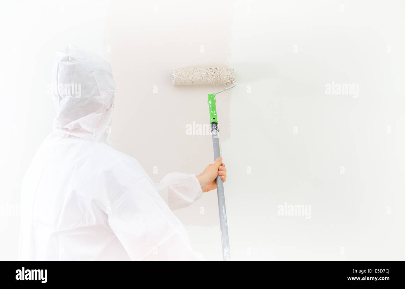 Painter in protective suit mask hi-res stock photography and images - Alamy