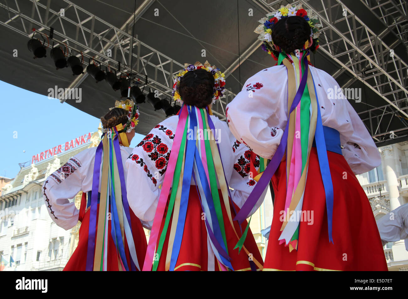 Ukrainian Dance Ensemble Troyanda from Selkirk, Canada during the 48th ...