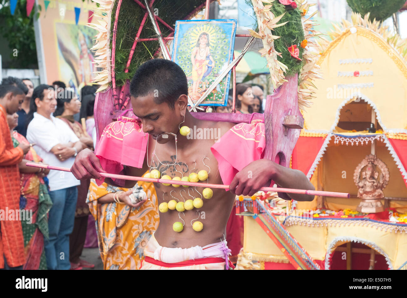 Cavadee festival, Mauritius Island Stock Photo - Alamy