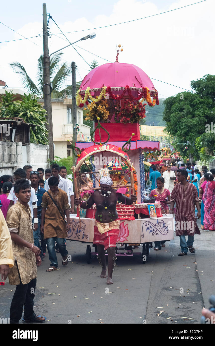 Cavadee festival, Mauritius Island Stock Photo - Alamy