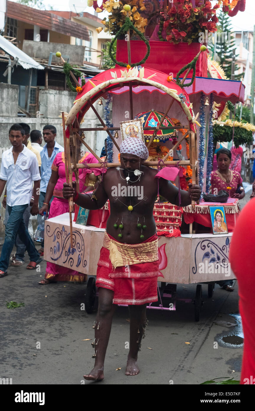 Cavadee festival, Mauritius Island Stock Photo - Alamy