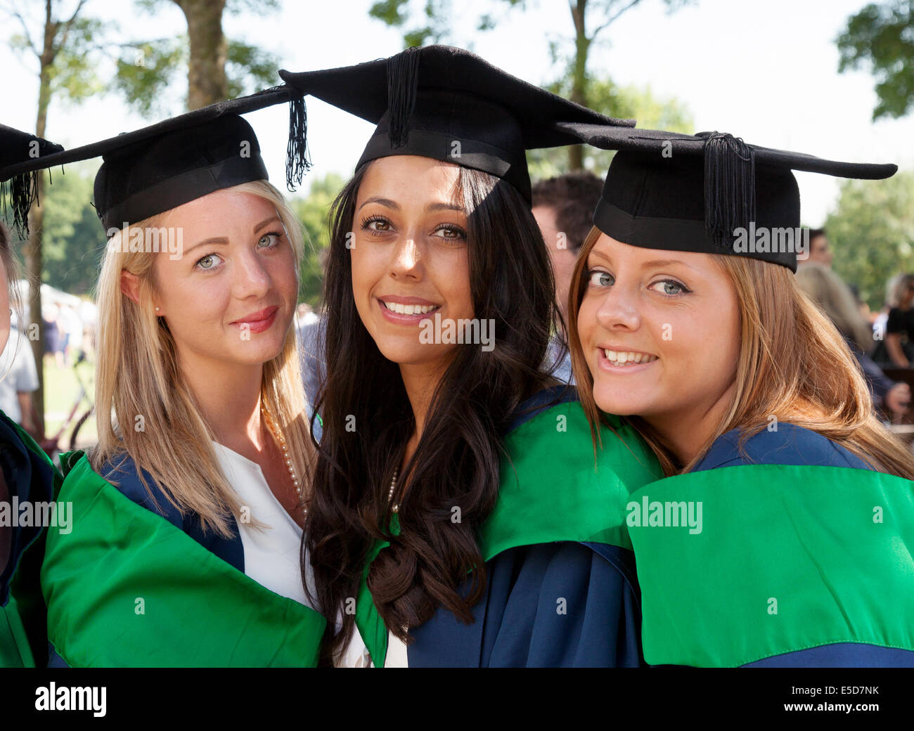 Women Graduates UK; Three female graduates graduating from UEA ...