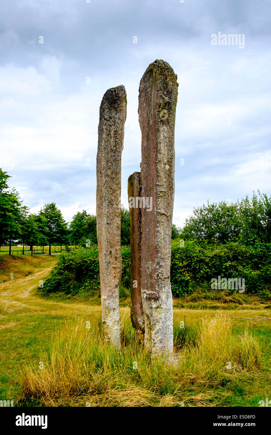 Sculpture by Louis Derbre at the Espace Culturel, Ernee, France Stock ...