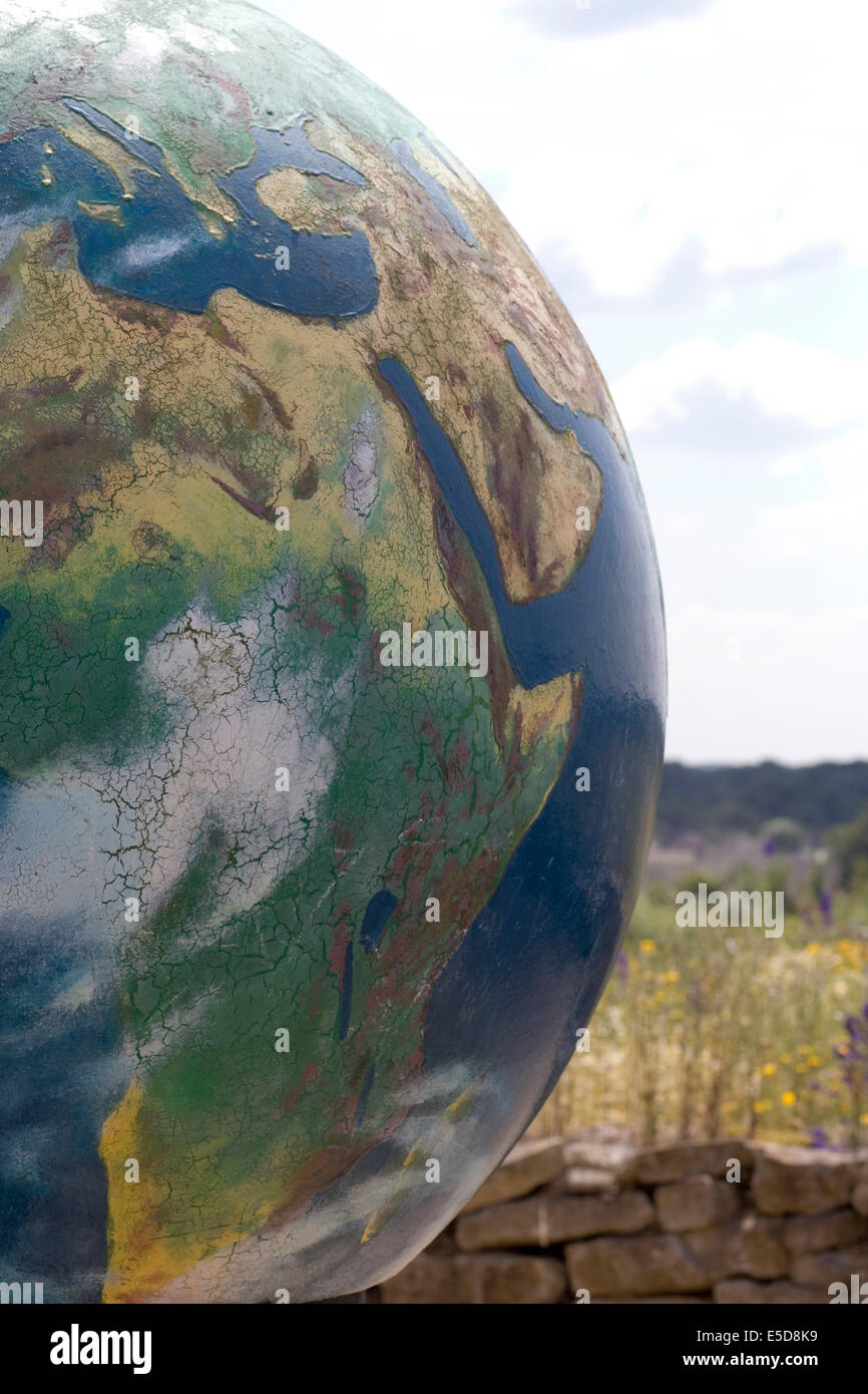 Three dimensional scale model of earth hi-res stock photography and ...