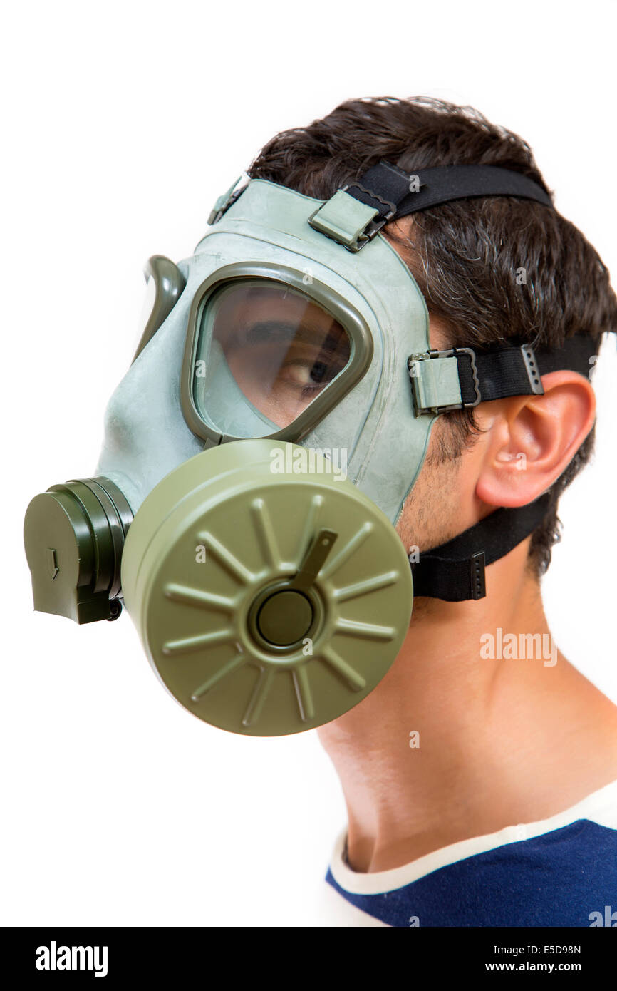Man gas mask hi-res stock photography and images - Alamy