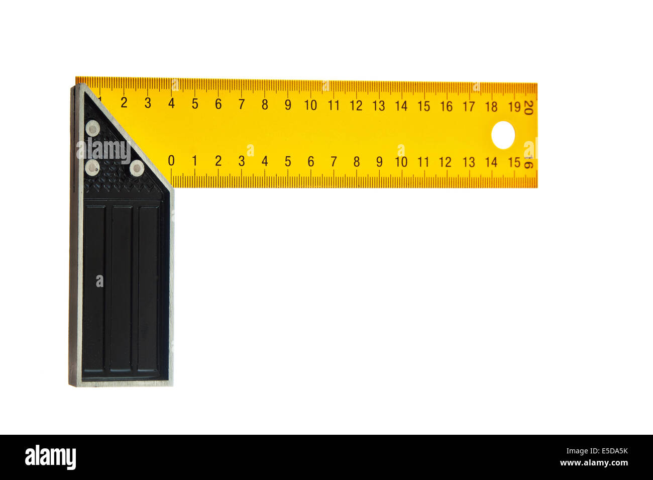 setsquare isolated on white background Stock Photo - Alamy