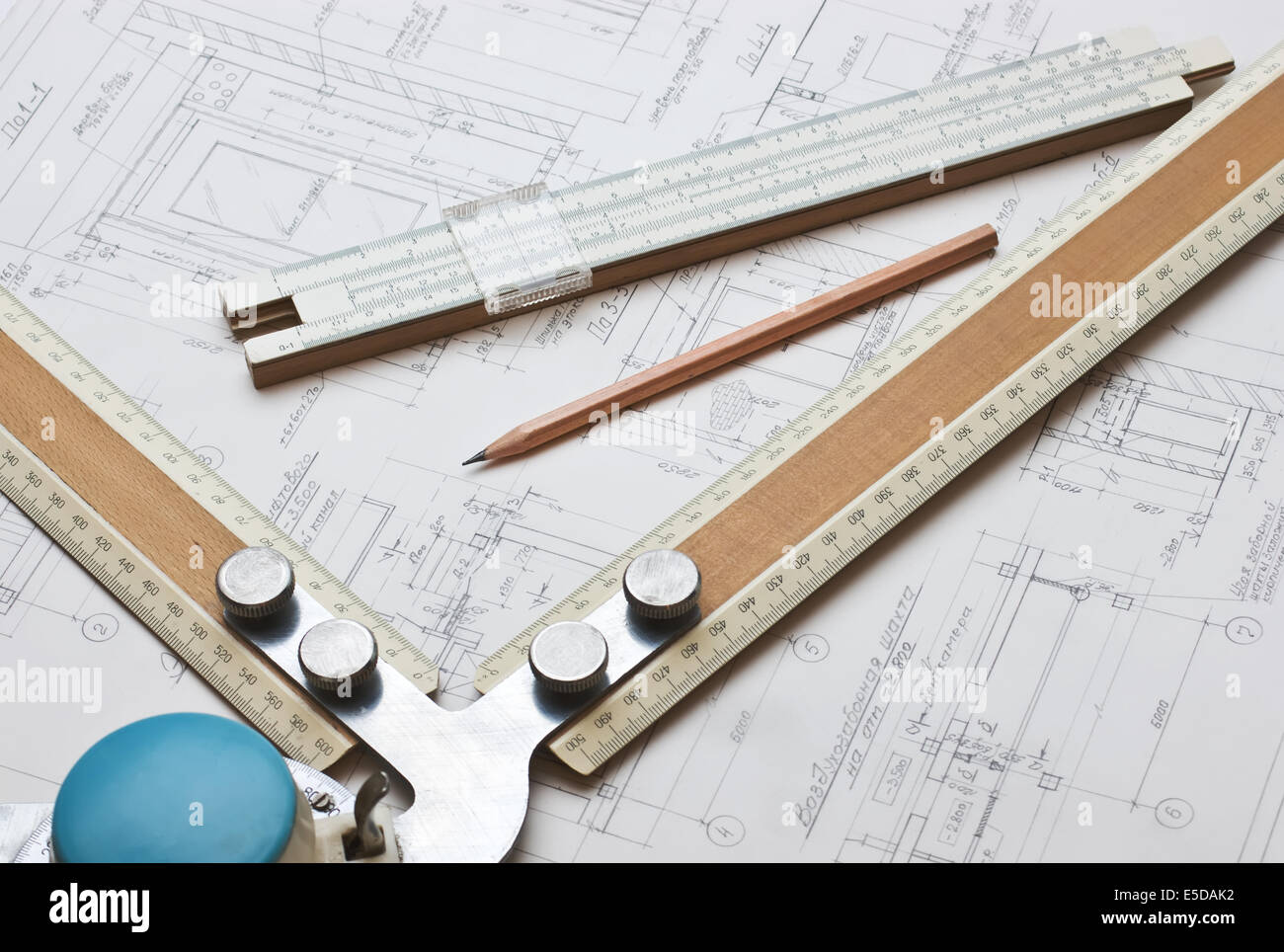 Vintage drafting instruments hi-res stock photography and images - Alamy