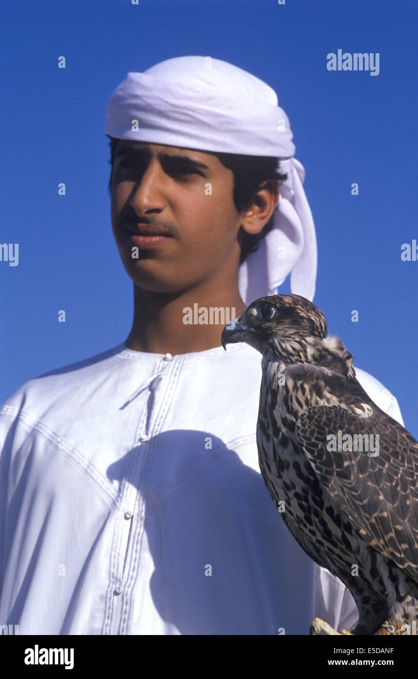 Young boy with falcon hi-res stock photography and images - Alamy