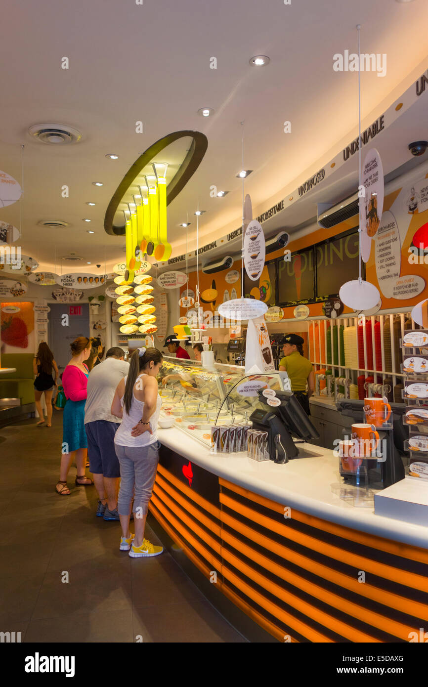 rice to riches in little Italy New York City Stock Photo - Alamy