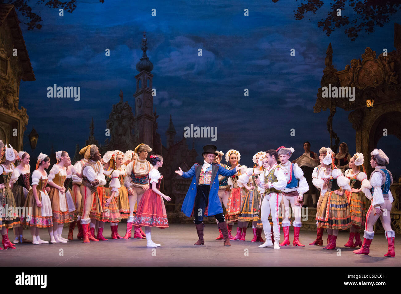 Dress rehearsal of Coppélia, English National Ballet, London Coliseum ...