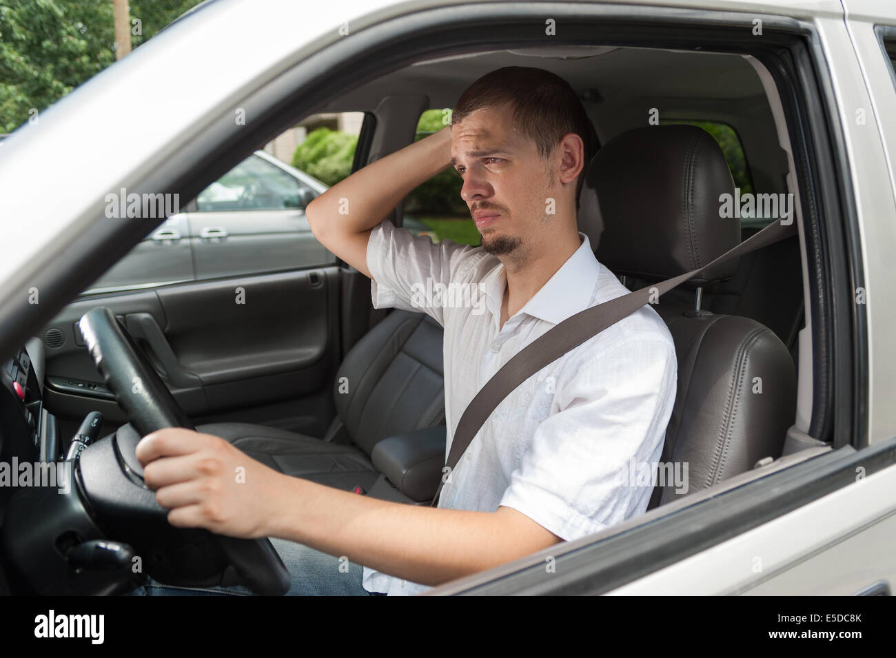 Car stress driver hi-res stock photography and images - Alamy
