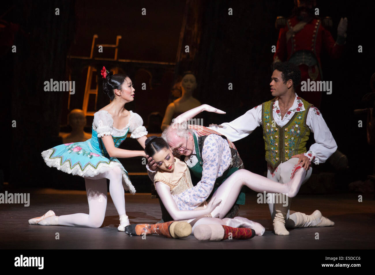 Dress rehearsal of Coppélia, English National Ballet, London Coliseum ...