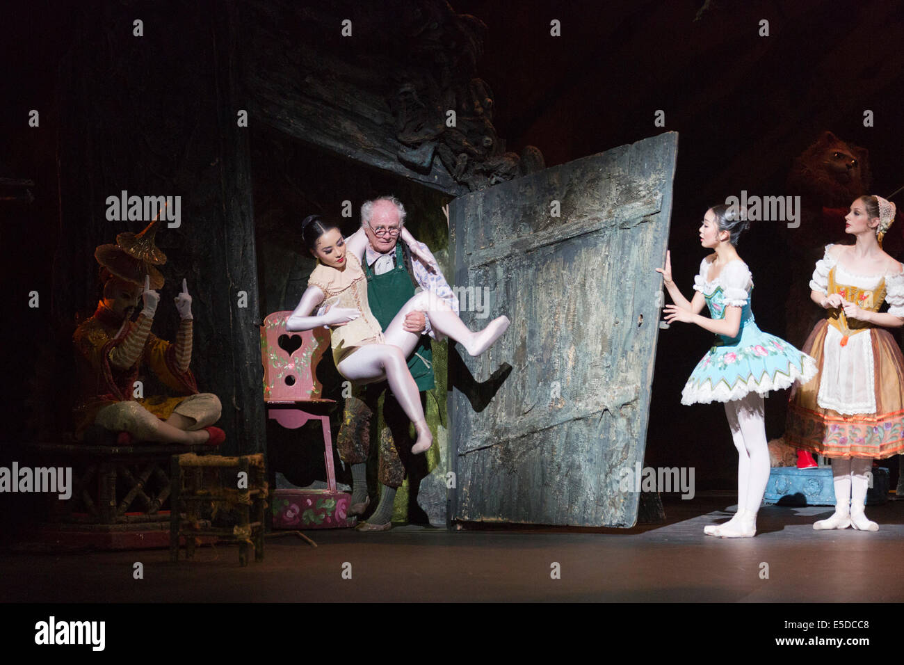 Dress rehearsal of Coppélia, English National Ballet, London Coliseum ...