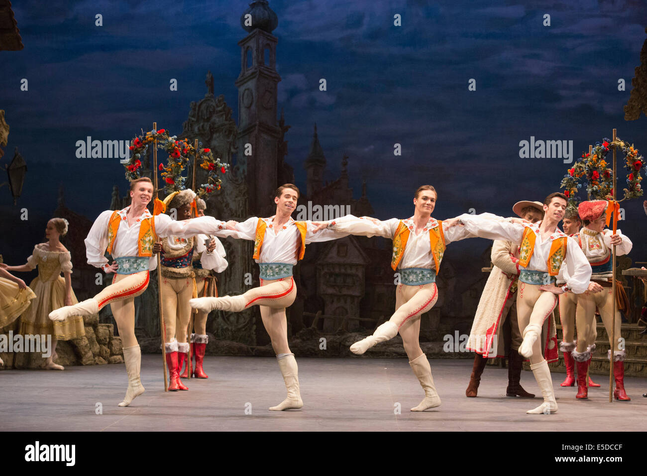 Dress rehearsal of Coppélia, English National Ballet, London Coliseum ...