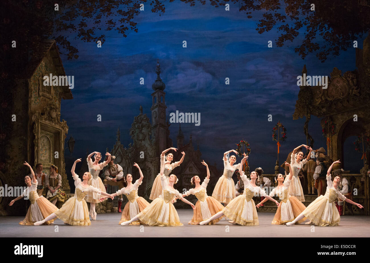 Dress rehearsal of Coppélia, English National Ballet, London Coliseum ...