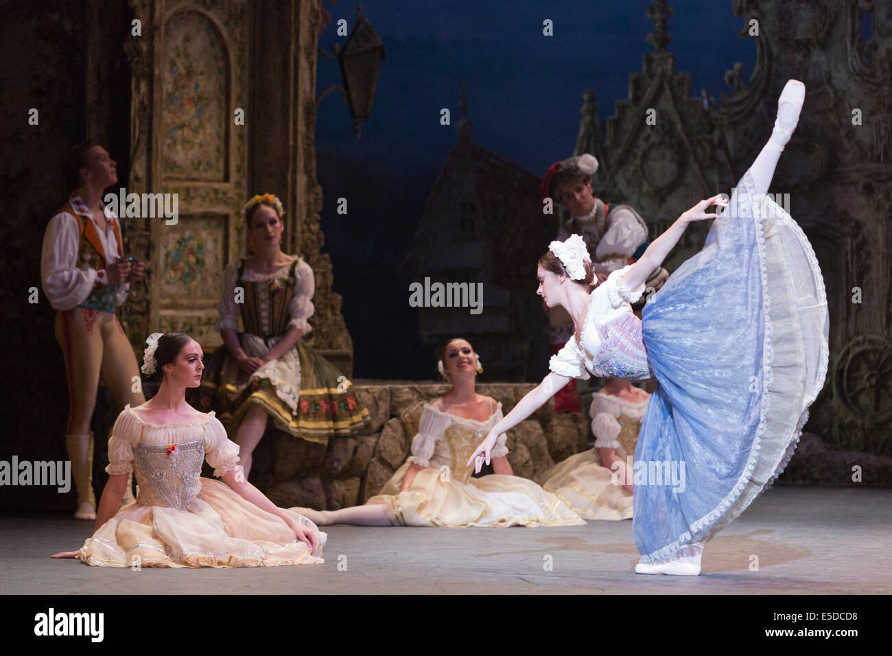 Dress rehearsal of Coppélia, English National Ballet, London Coliseum ...