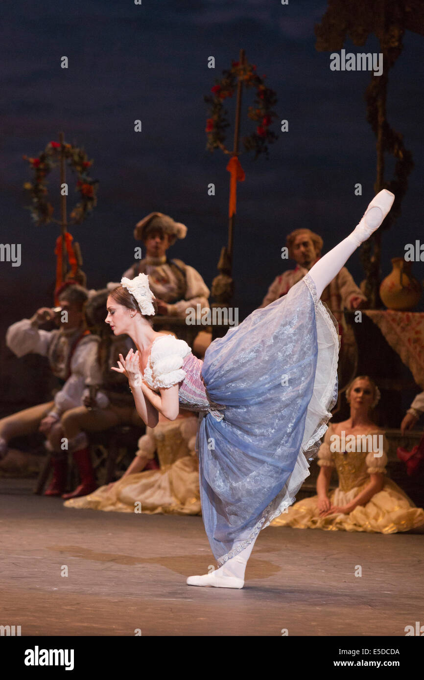 Dress rehearsal of Coppélia, English National Ballet, London Coliseum ...