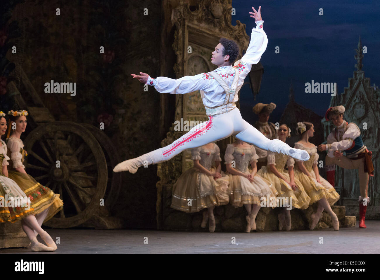 Dress rehearsal of Coppélia, English National Ballet, London Coliseum ...