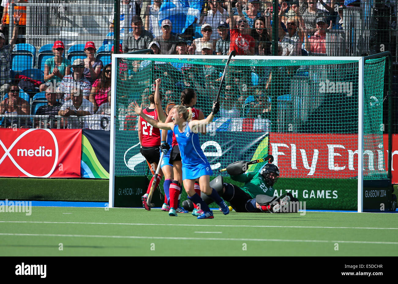 Glasgow Scotland 28 Jul 2014. Commonwealth Games day 5. Scotland 2 v 0 ...