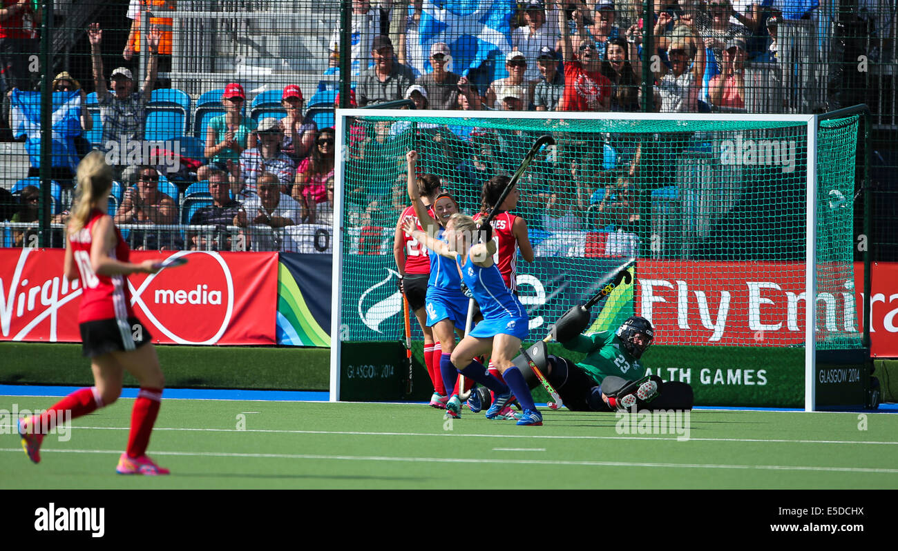 Glasgow Scotland 28 Jul 2014. Commonwealth Games day 5. Scotland 2 v 0 ...