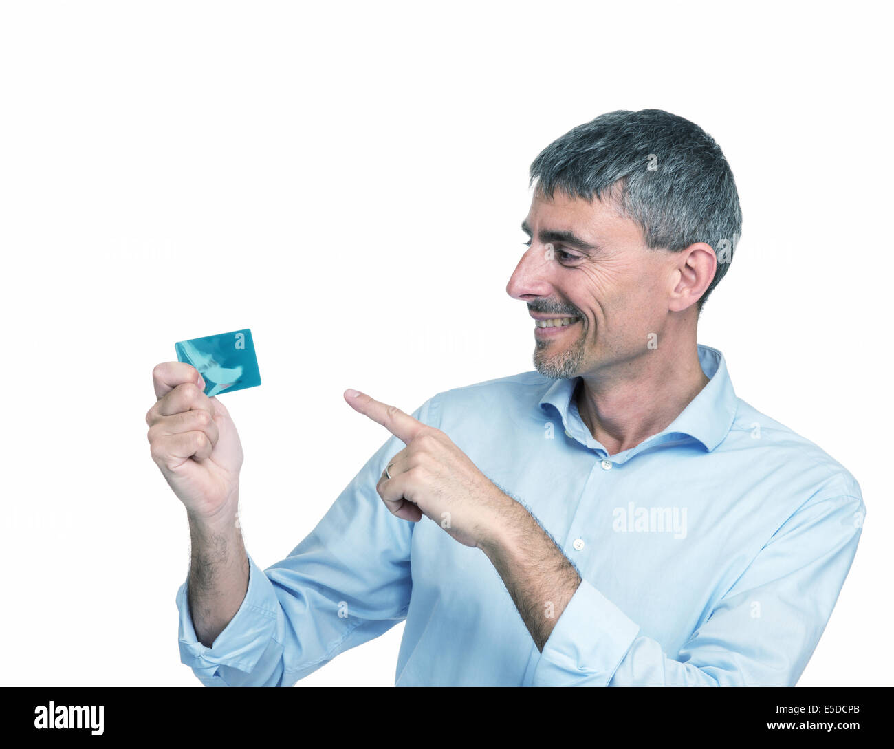 Business card man hi-res stock photography and images - Alamy