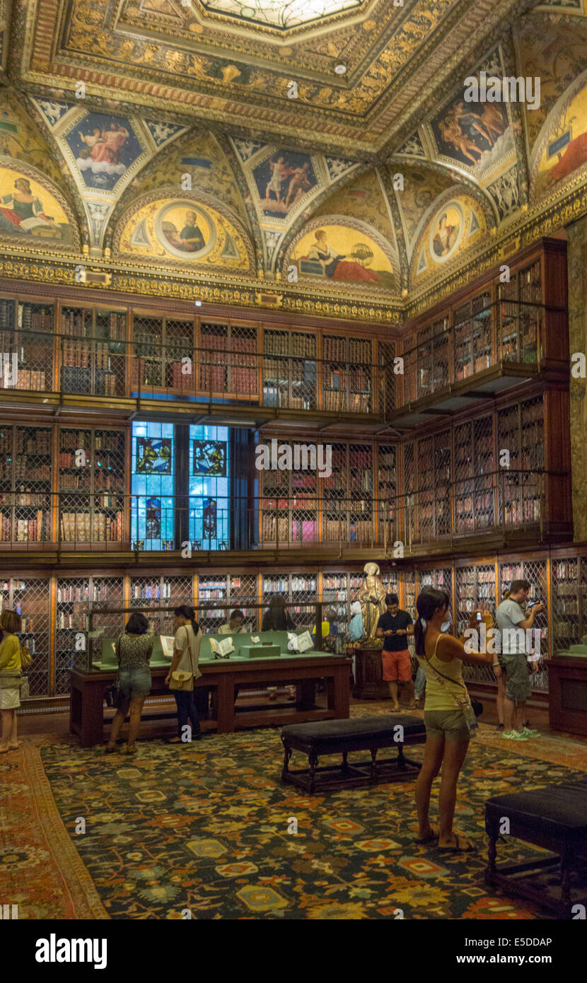 Morgan library and museum in New York City Stock Photo - Alamy