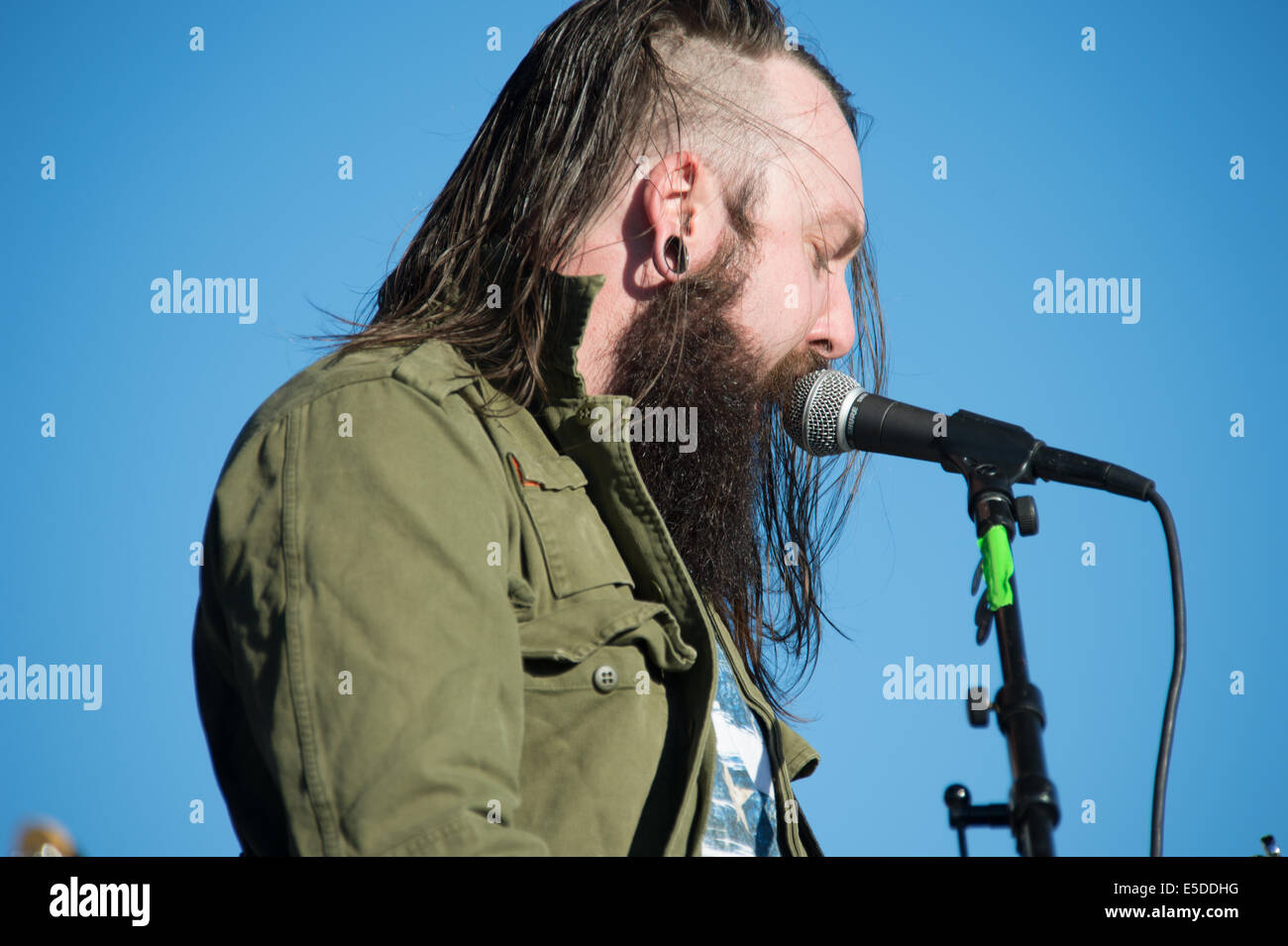LINCOLN, CA - July 25: Ryan Frost of Burn Halo performs in support of ...
