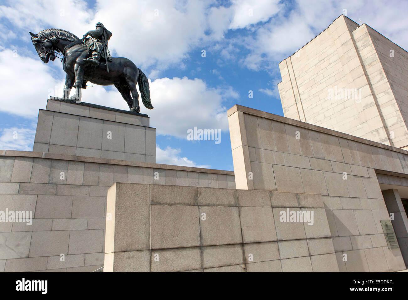 The National Monument, Vitkov Hill, Equestrian statue of Jan Zizka ...