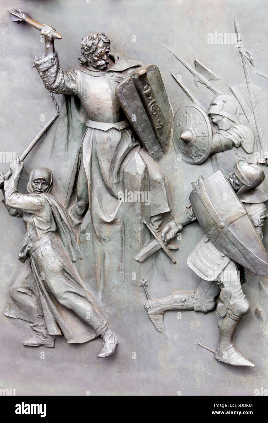 Hussite leader Commander Jan Zizka Czech Hussite war Stock Photo - Alamy