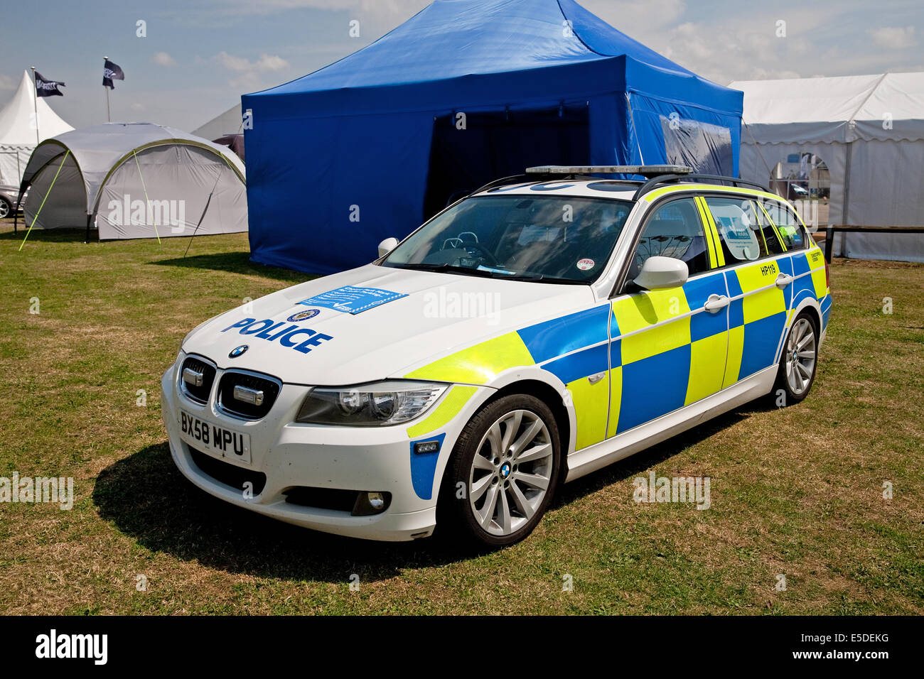 BMW 320D TOURING 1995cc estate police car on show at Silverstone ...