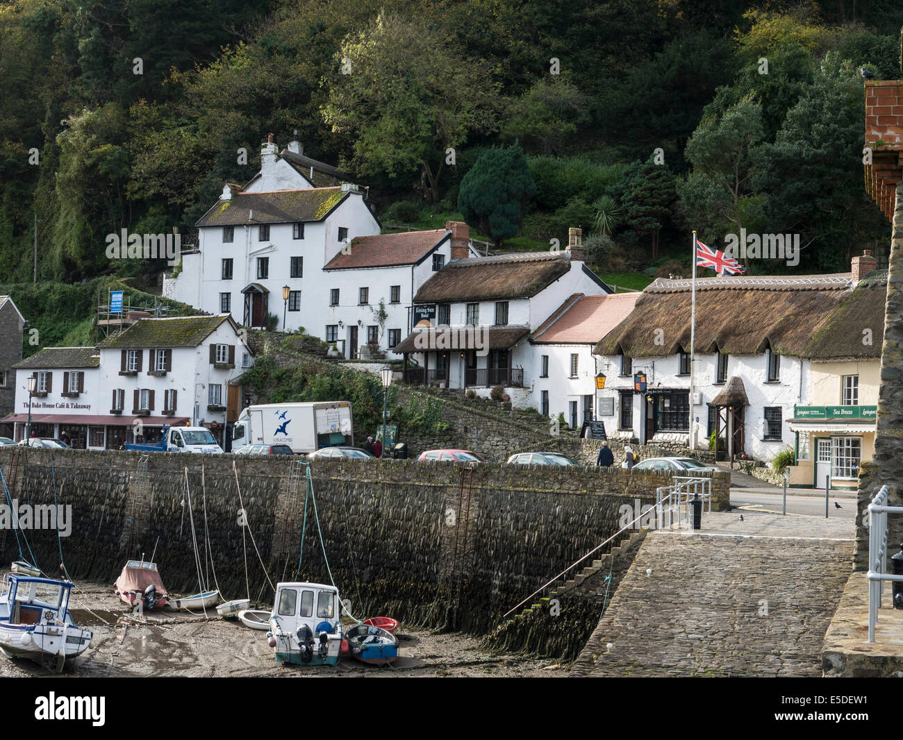 Lynmouth Village, North Devon Stock Photo - Alamy