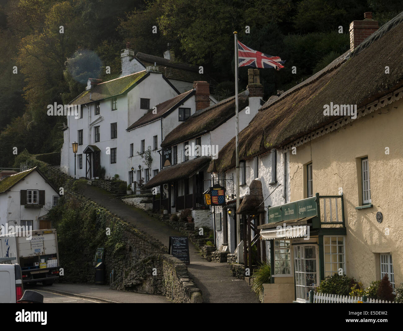 Lynmouth Village, North Devon Stock Photo - Alamy