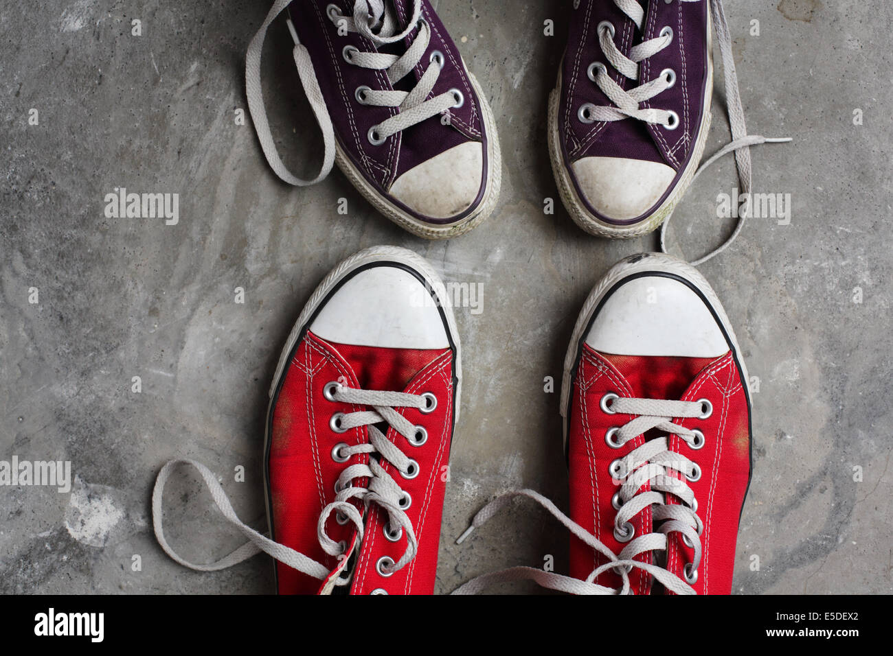 Grey converse shoes hi-res stock photography and images - Alamy