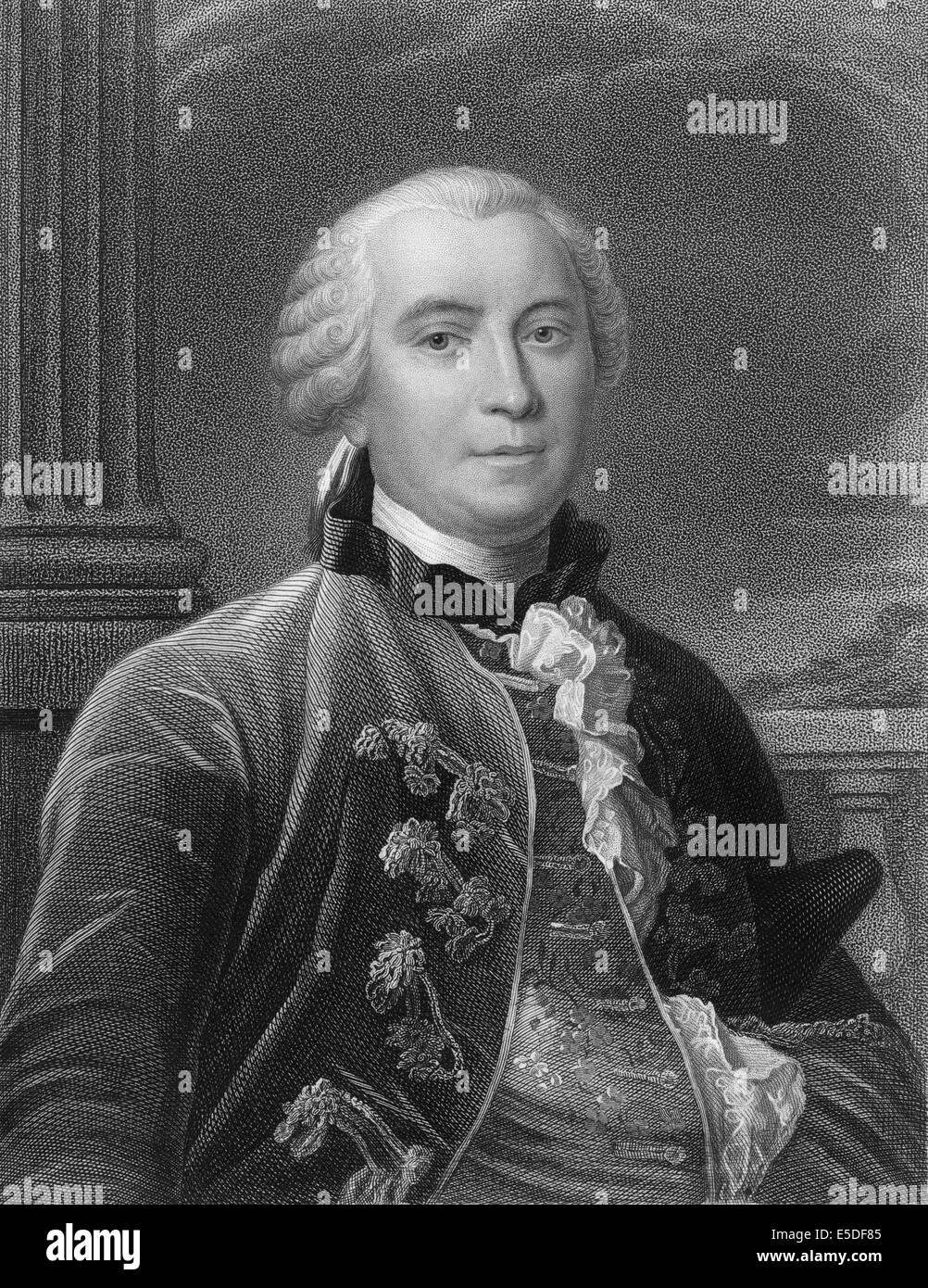 Steel engraving, c. 1860, Georges Louis Marie Leclerc, Comte de Buffon ...