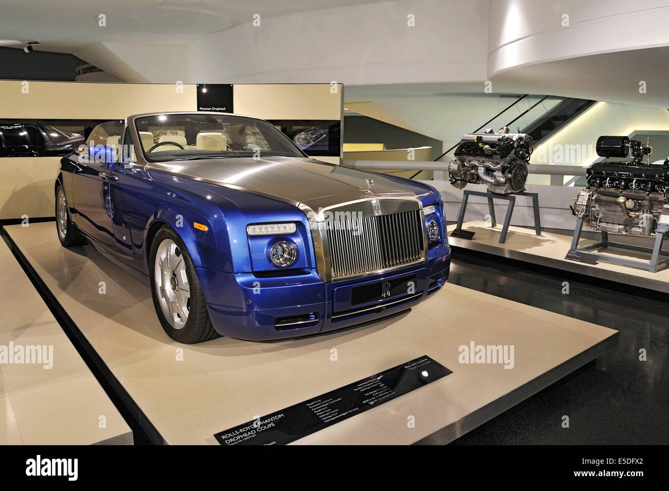 Rolls-Royce Phantom Drophead Coupe from 2007, BMW Museum, Munich, Upper ...