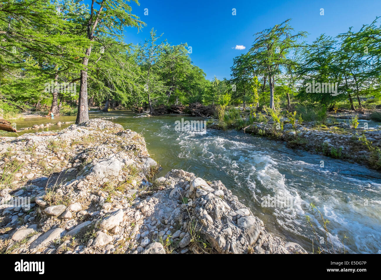 USA, Texas, The Frio River Stock Photo - Alamy