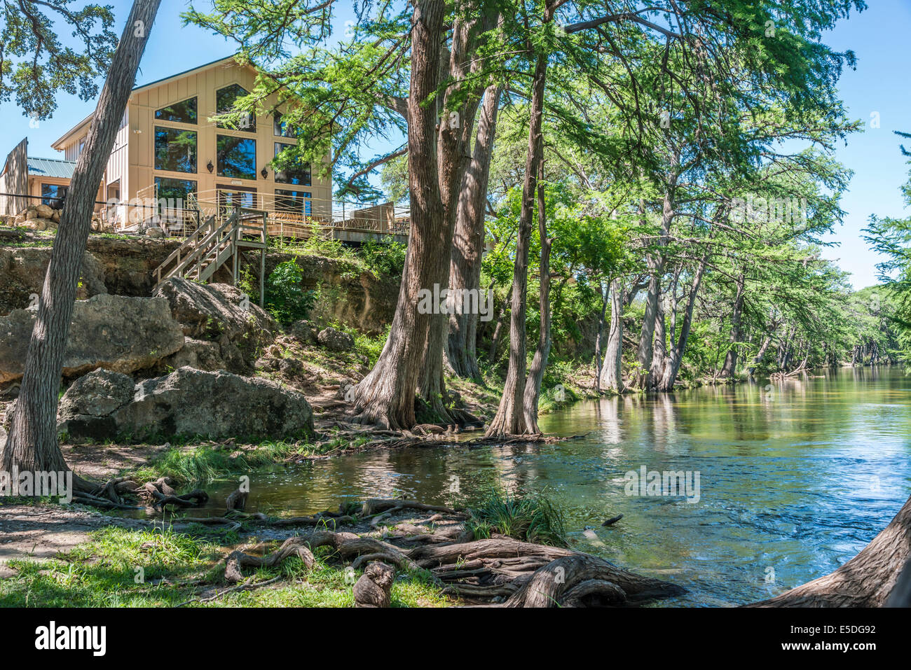 Vacation home at the frio river hi-res stock photography and images - Alamy
