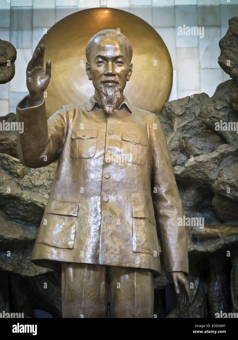 Statue of Ho Chi Minh in Hanoi in Ho Chi Minh Museum Stock Photo - Alamy