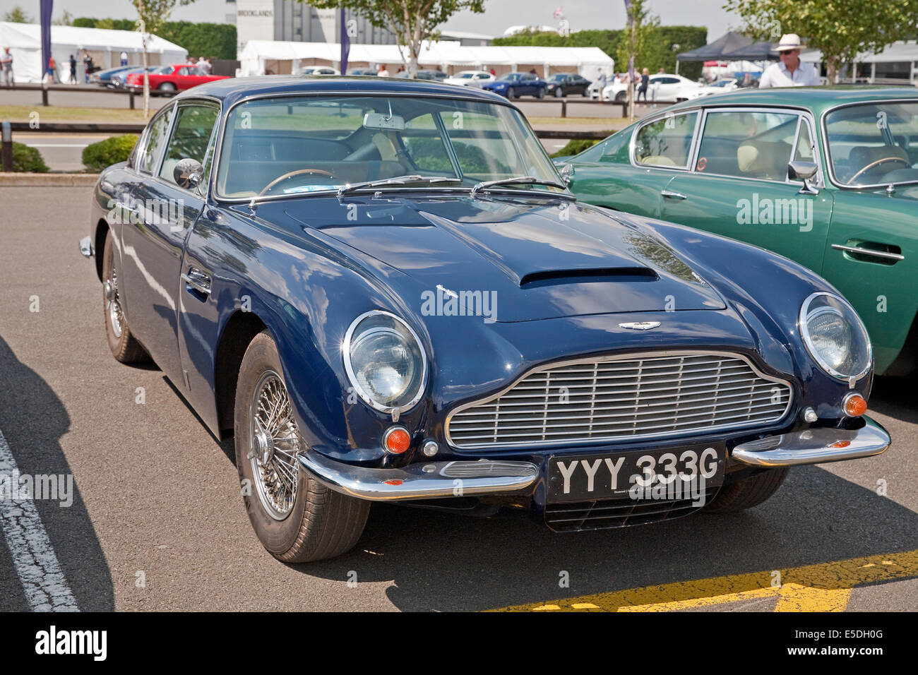 Aston Martin db6 3995cc built in 1966 at Silverstone on Classic car Day ...