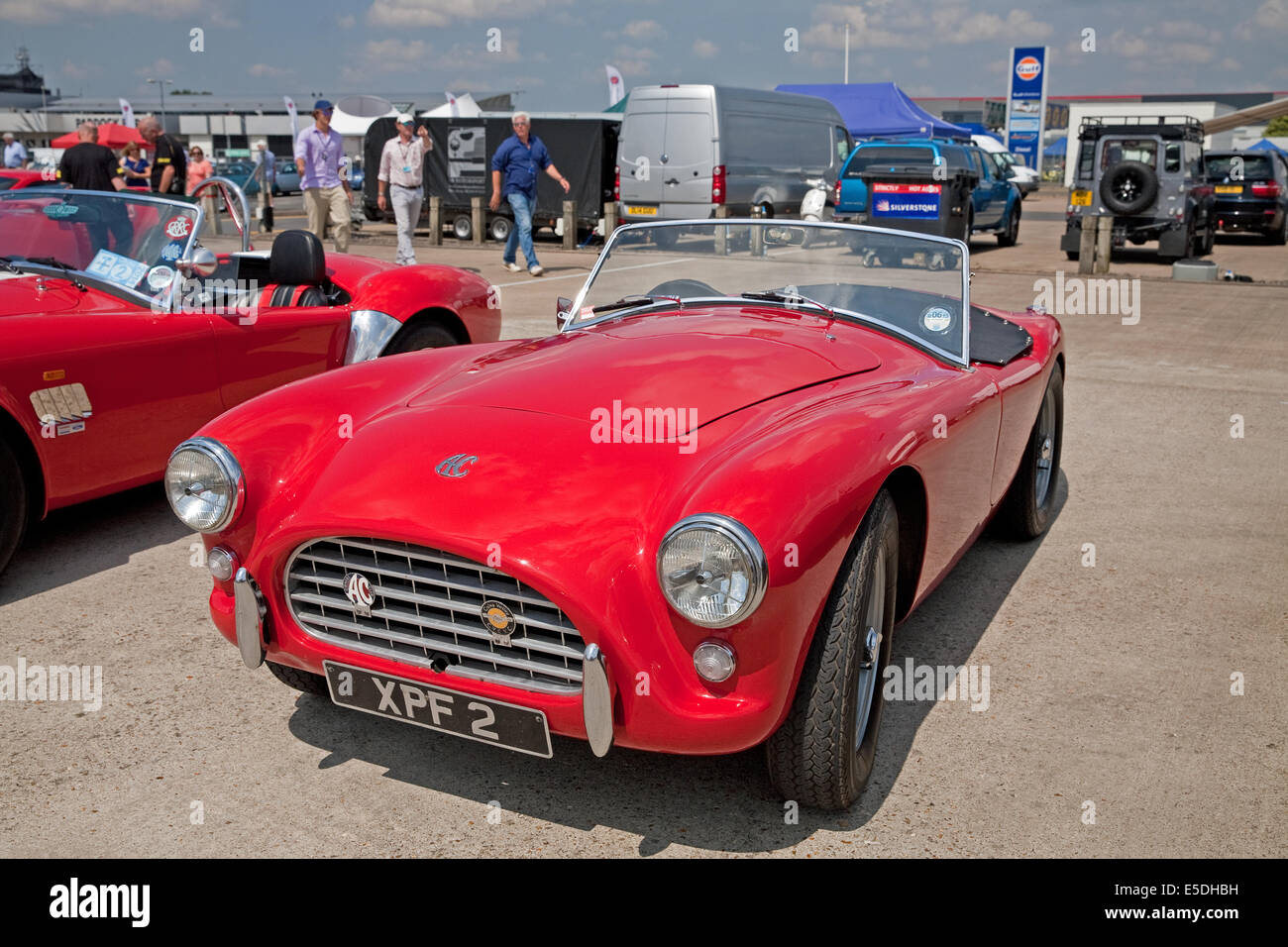 AC car 1991cc Convertible built 1995 at Silverstone Race circuit on ...