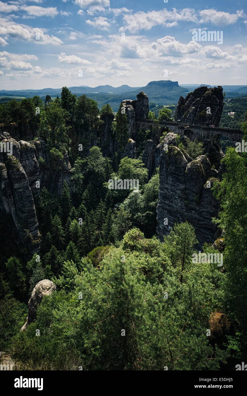 Germany bastei saxon switzerland hi-res stock photography and images ...
