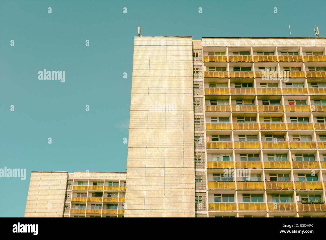 Germany, Saxony, Dresden, Plattenbau, Prefabricated buildings Stock ...