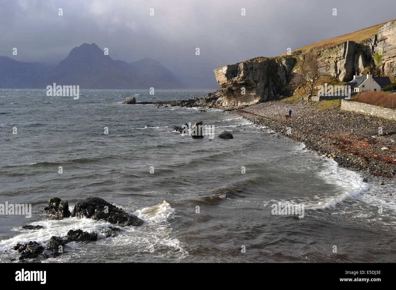 UK, Scotland, Cliff at shore Stock Photo - Alamy