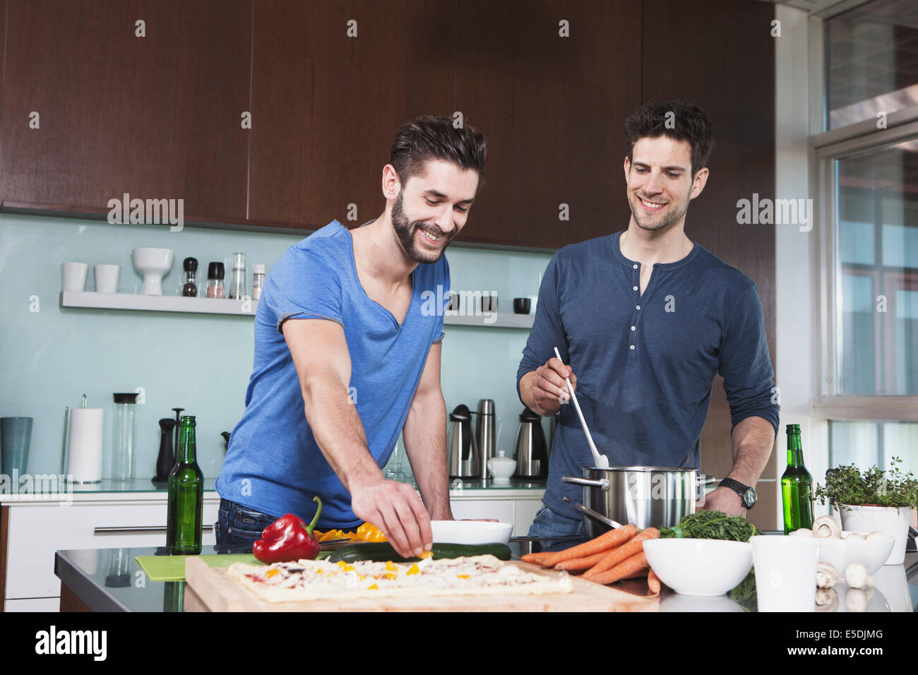 Best friends together front view hi-res stock photography and images ...