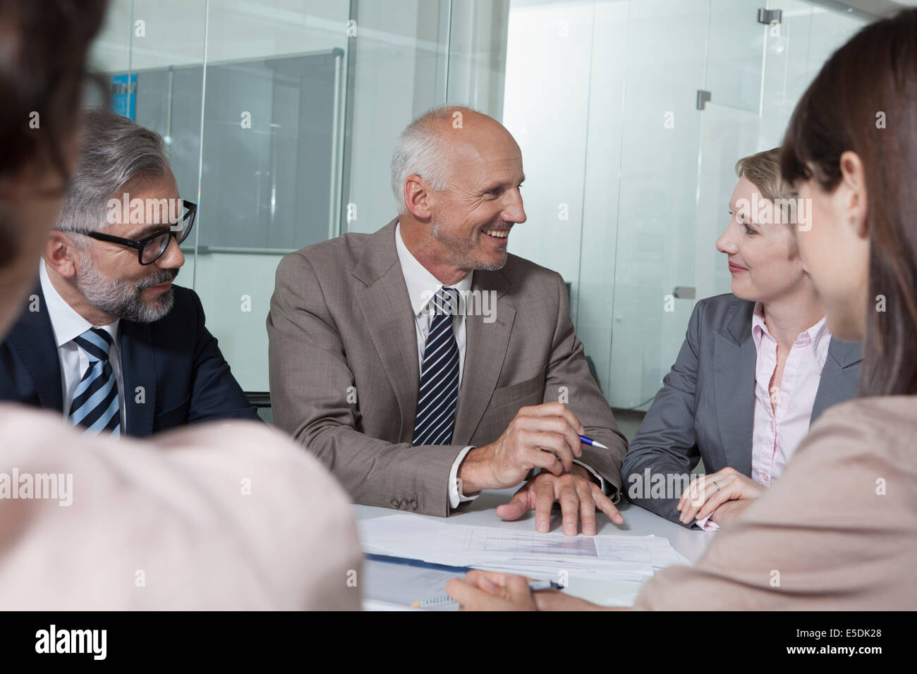 Germany, Munich, Businesspeople in meeting Stock Photo - Alamy