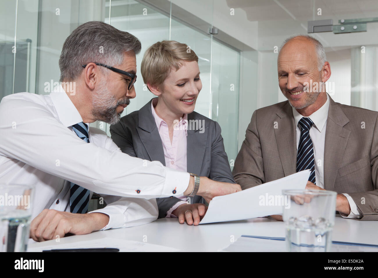 Germany, Munich, Businesspeople in meeting Stock Photo - Alamy