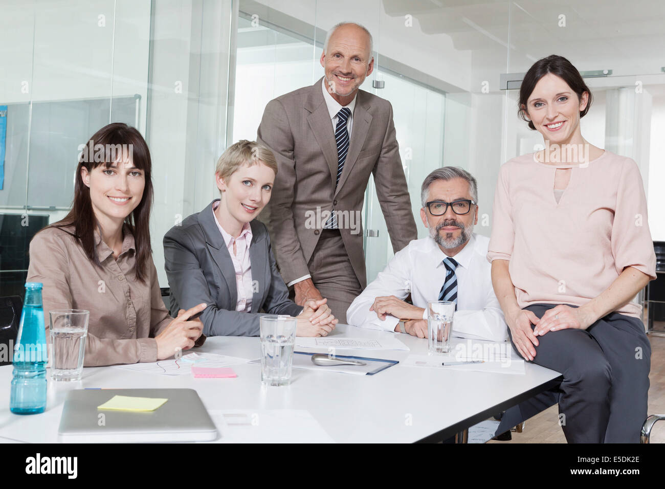 Germany, Munich, Businesspeople in meeting Stock Photo - Alamy