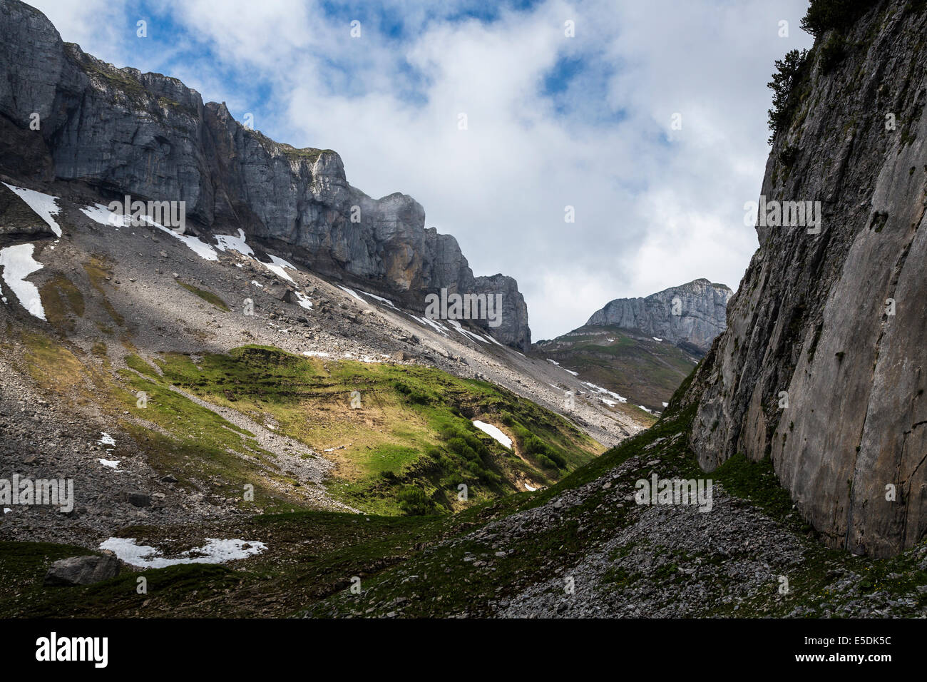 Austria, Tyrol, Allgaeu High Alps, Nature Reserve Hoher Ifen ...